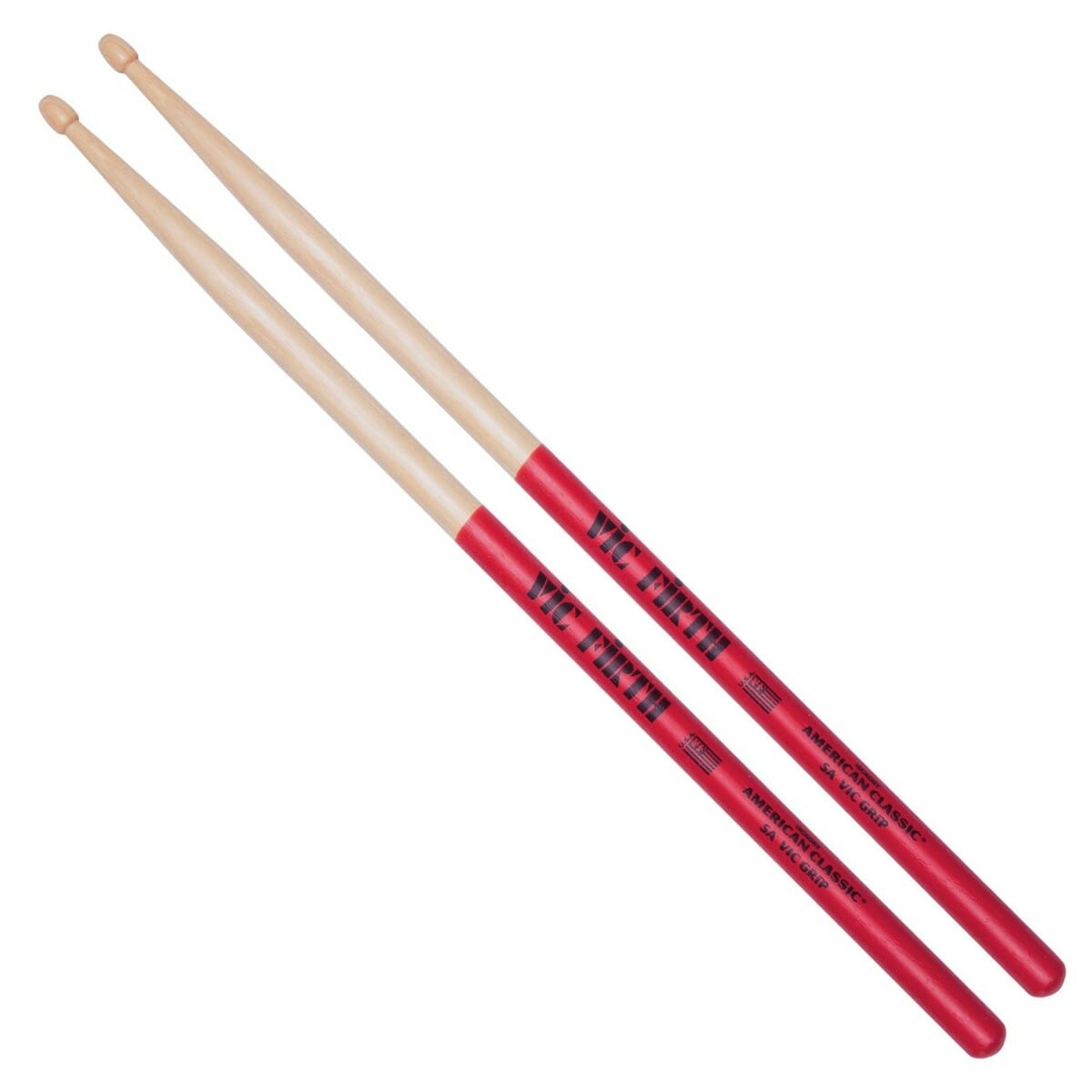 Vic Firth American Classic 5A Drum Sticks w/ Vic Grip - Drum Central