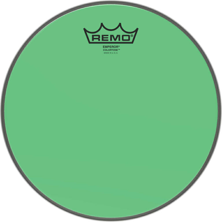 Remo 10" Emperor Colortone Drum Head - Green - Drum Central