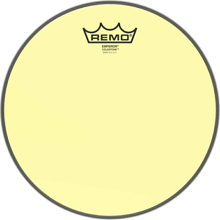 Remo 10" Emperor Colortone Drum Head - Yellow - Drum Central