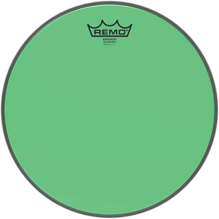 Remo 12" Emperor Colortone Drum Head - Green - Drum Central