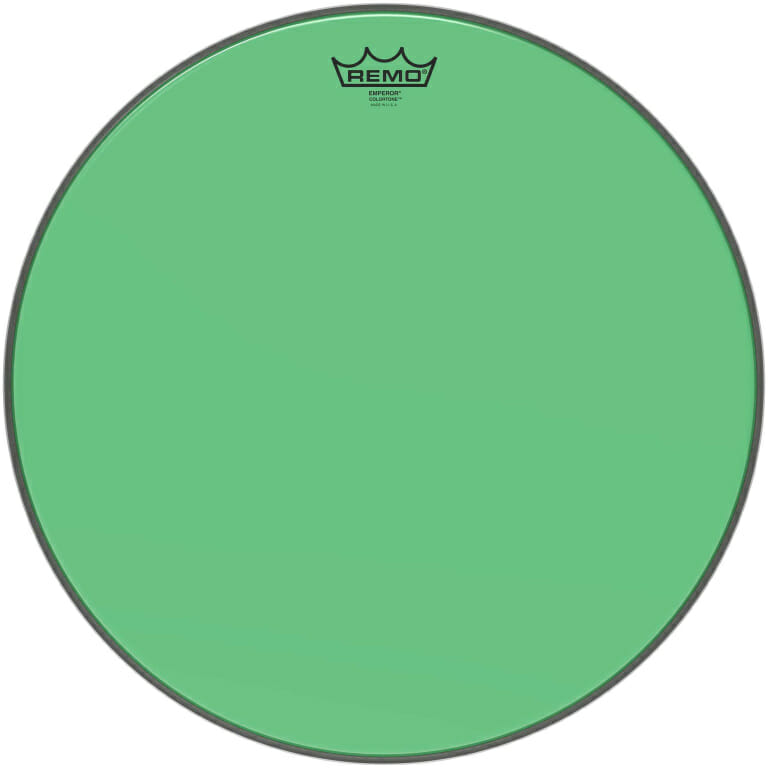 Remo 18" Emperor Colortone Drum Head - Green - Drum Central