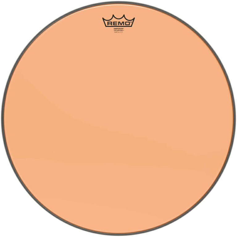 Remo 18" Emperor Colortone Drum Head - Orange - Drum Central
