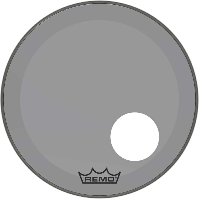 Remo 20" Powerstroke 3 Colortone Bass Drumhead - Smoke with 5" Offset ...