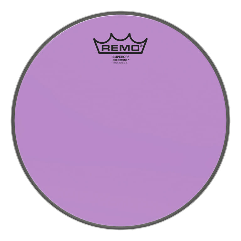 Remo Emperor Colortone Batter Drumhead, Purple, 10" - Drum Central