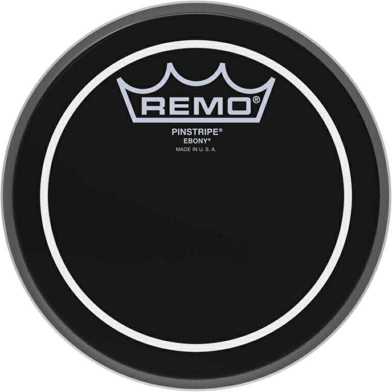 Remo 6" Ebony Pinstripe Drum Head - Drum Central