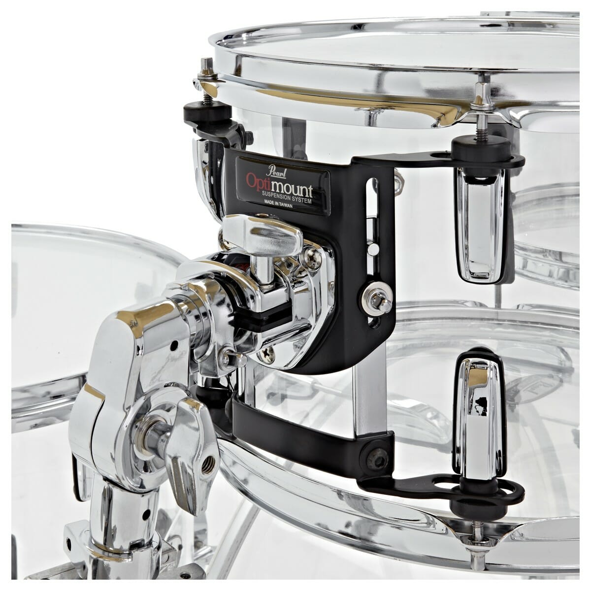 Pearl Crystal Beat 22" Ultra Clear 4 Piece Acrylic Drum Kit - Drum Central