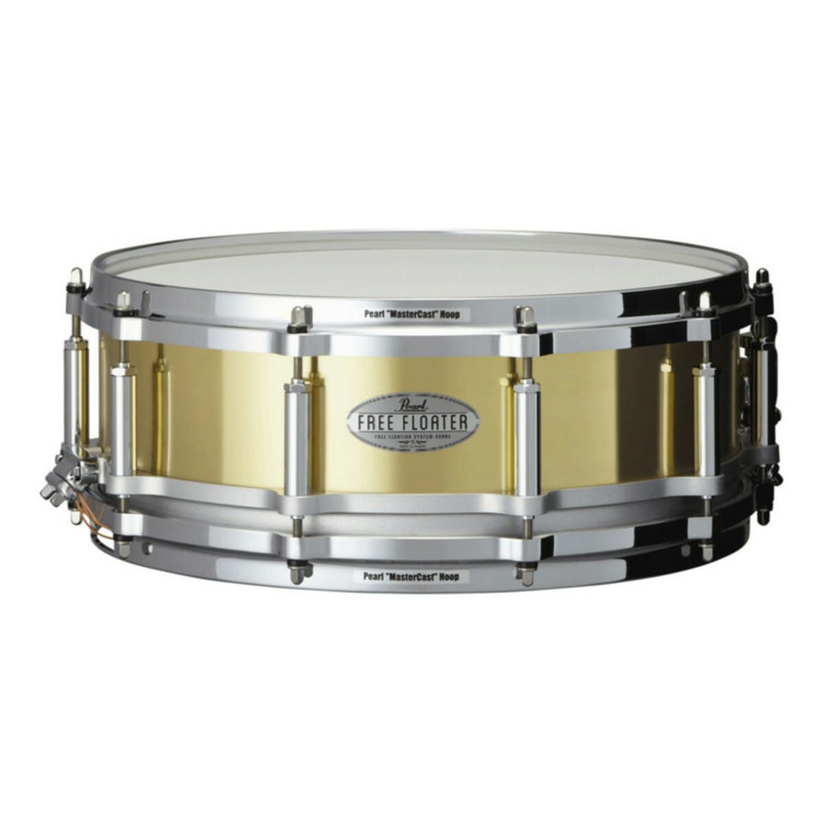 Pearl Free Floating 14x 5 Brass Snare Drum Drum Central