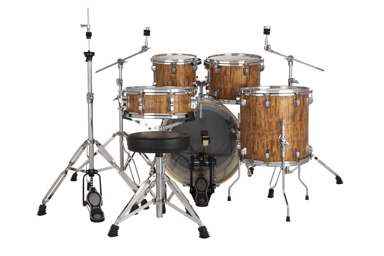 Ludwig Evolution 20" 5 Piece Drum Kit w/ Hardware - Cherry - Drum Central