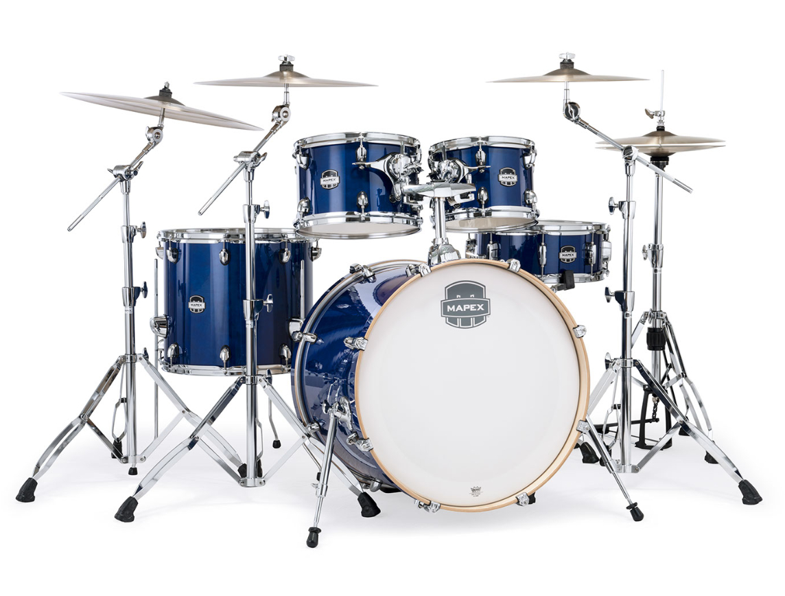 Mapex Mars Maple 5-Piece 22" Rock Shell Pack - Midnight Blue