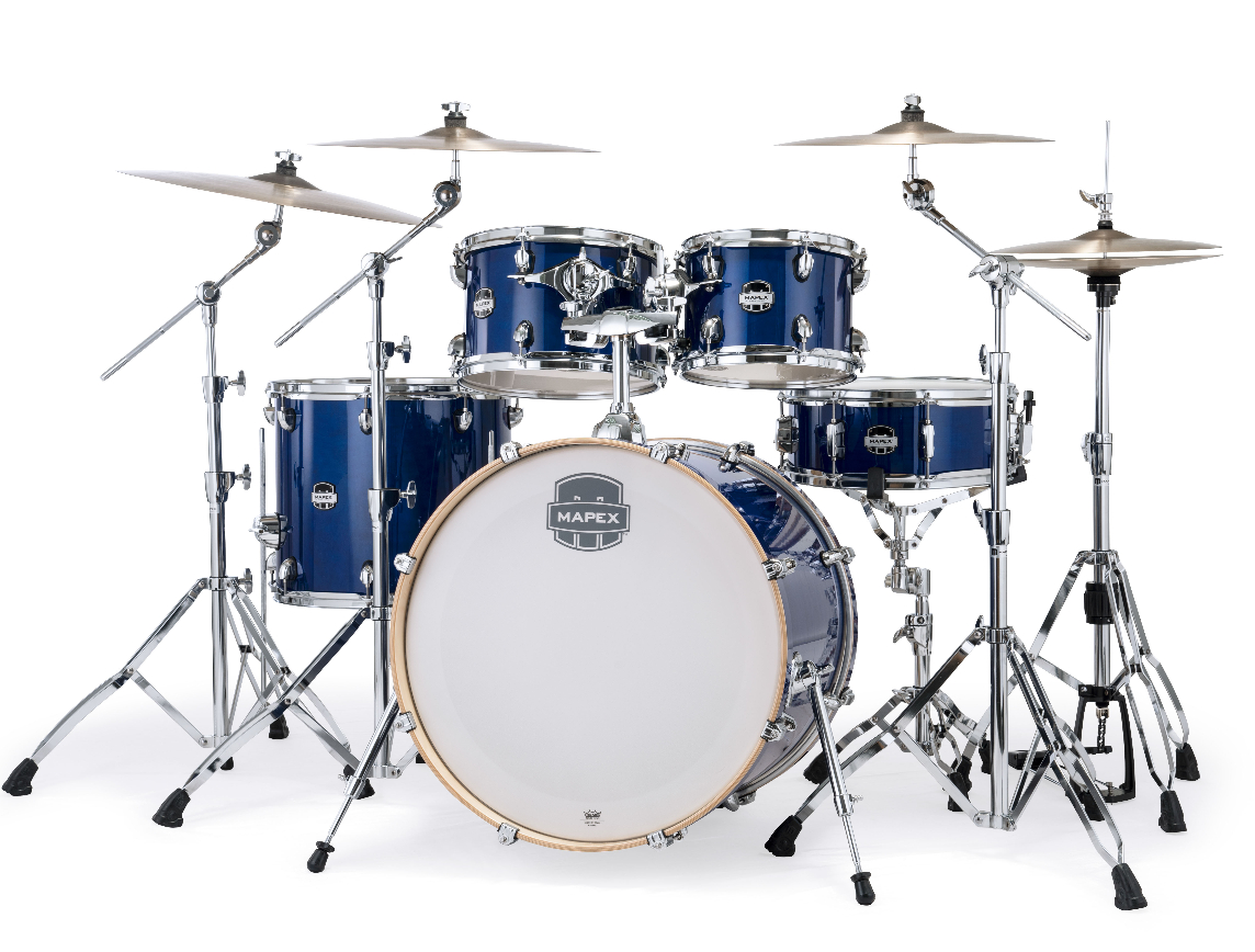 Mapex Mars Maple 5-Piece 22" Rock Shell Pack - Midnight Blue