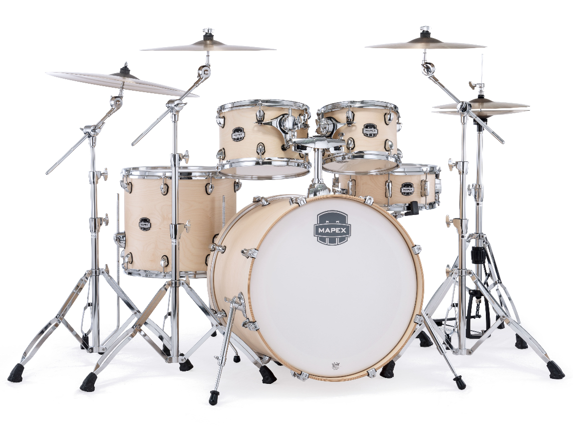 Mapex Mars Maple 5-Piece 22" Rock Shell Pack - Natural Satin