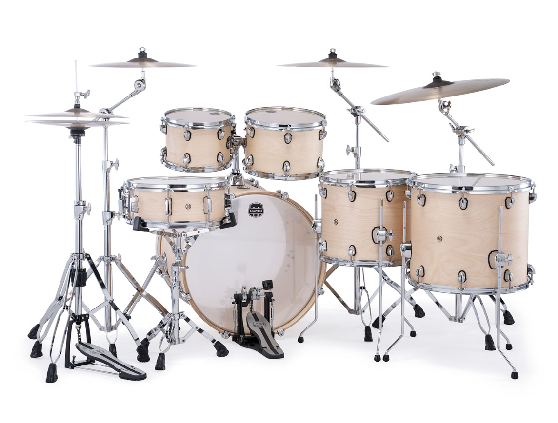 Mapex Mars Maple 6-Piece 22" Studioease Shell Pack - Natural Satin