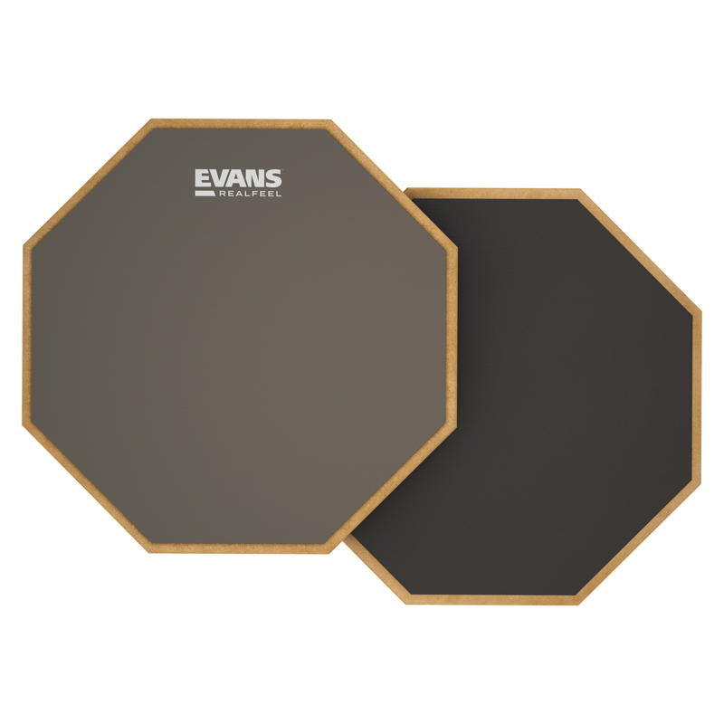 Evans 12" RealFeel by 2-Sided Practice Pad - Drum Central
