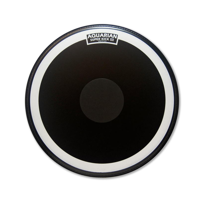 Aquarian 24" Superkick III Texture Coated with Power Dot Bass Drumhead ...
