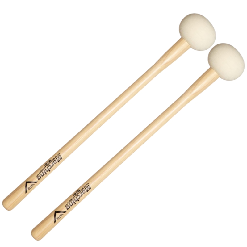 Vater Marching Bass Drum Mallets with Tapered Hickory Shaft - for 28 ...