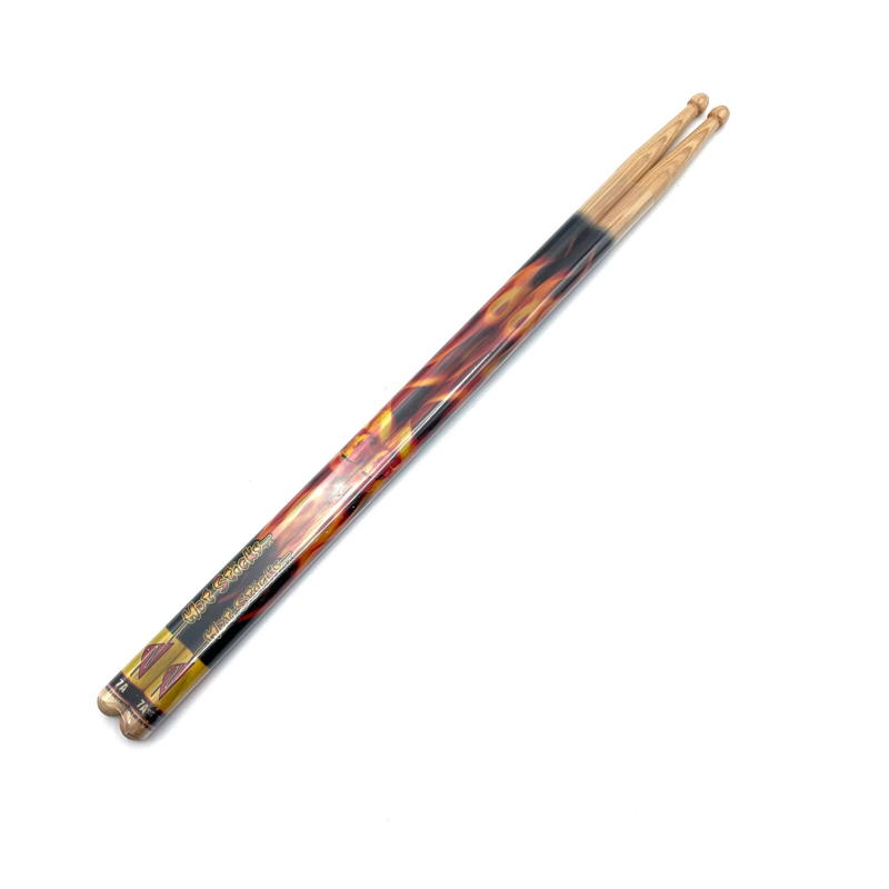 Hot Sticks Artisticks 7A Drumsticks - Flaming Skull - Drum Central